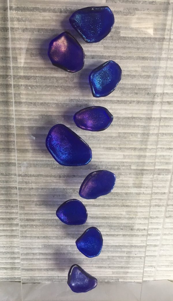 Blue Geodes wall art